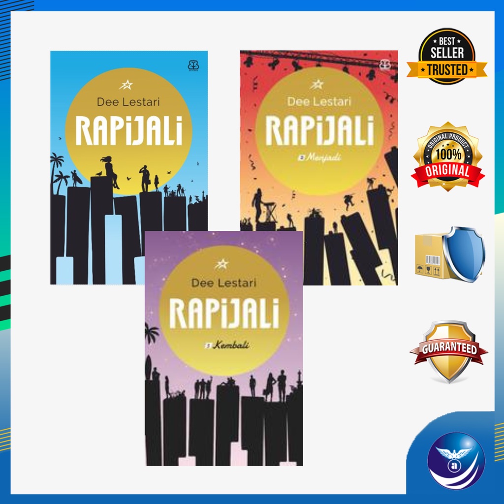 Jual Seri RAPIJALI #1 MENCARI / #2 MENJADI / #3 KEMBALI - DEE LESTARI ...