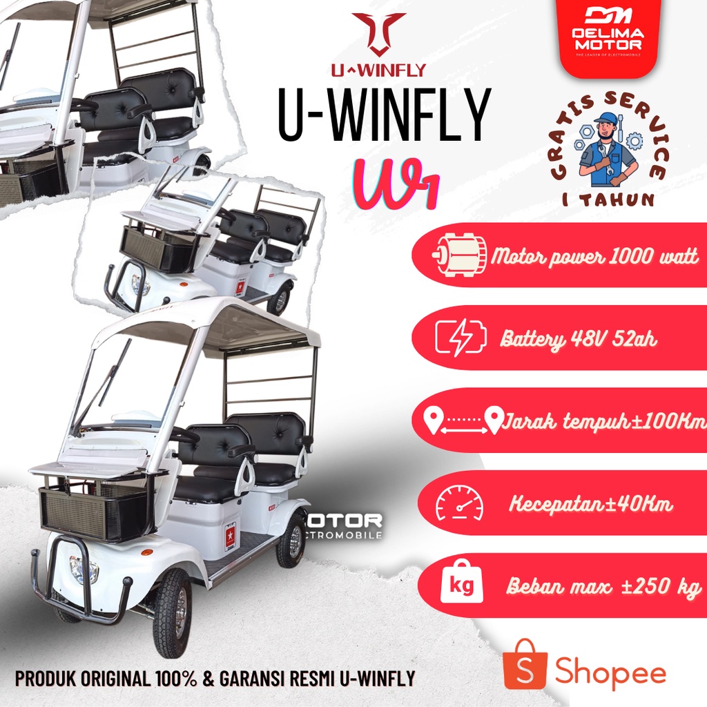 Jual UWINFLY KT2 | SEPEDA LISTRIK KT2 | KT2 UWINFLY | Shopee Indonesia