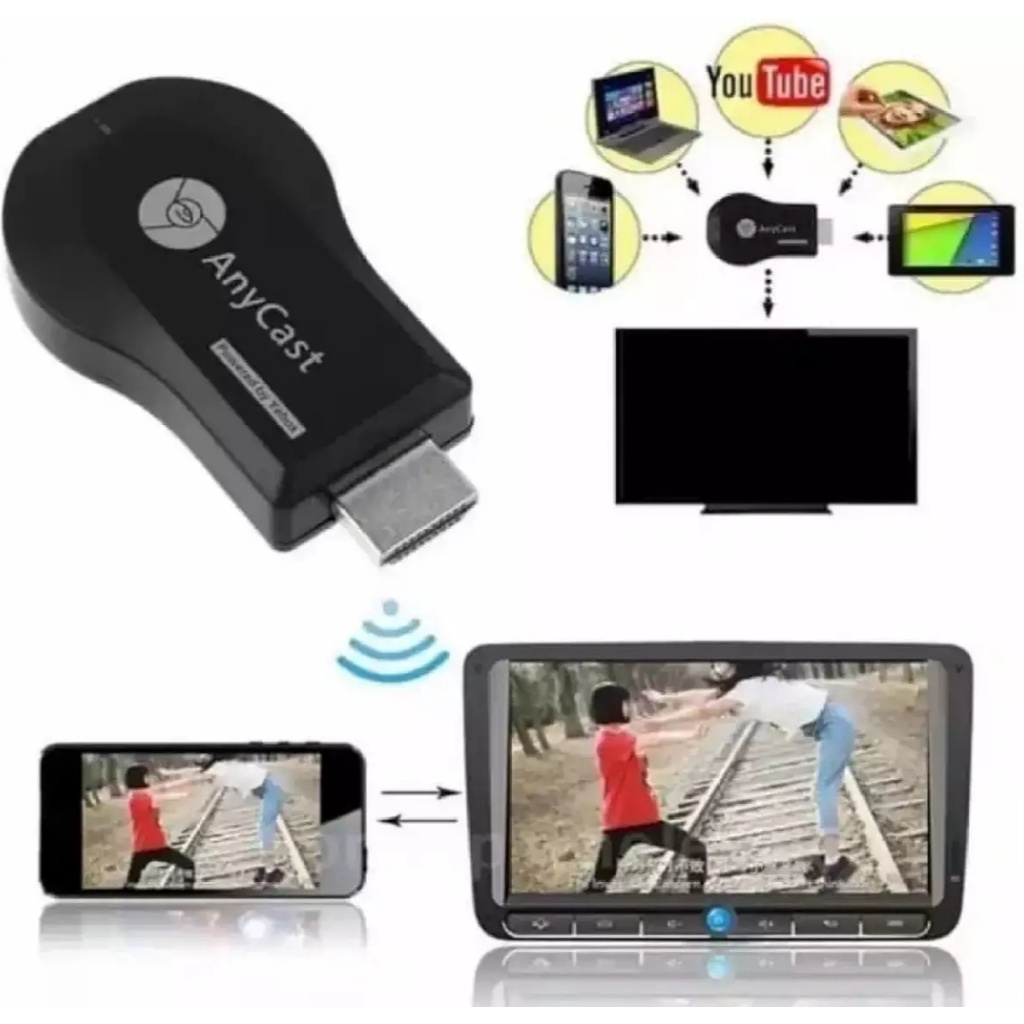 Jual Anycast Dongle HDMI Wifi USB HDTV Receriver M9 Plus 1080P Wireless ...