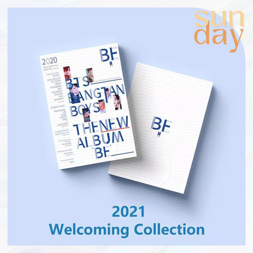 Jual SUNDAY - Photobook Album mini BTS BE 2021 Diary Book | Shopee ...