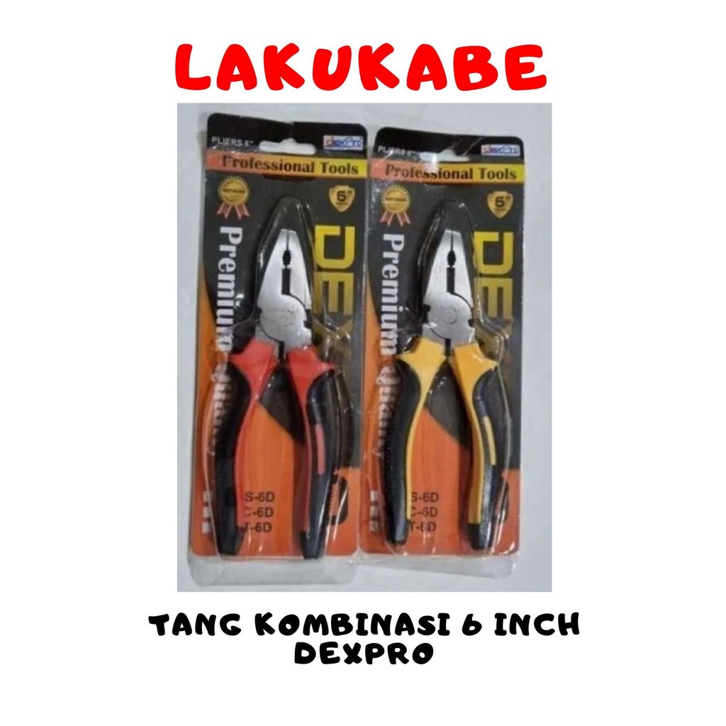 Jual Tang Kombinasi Besi Jepit 6 Inch Dexpro | Shopee Indonesia