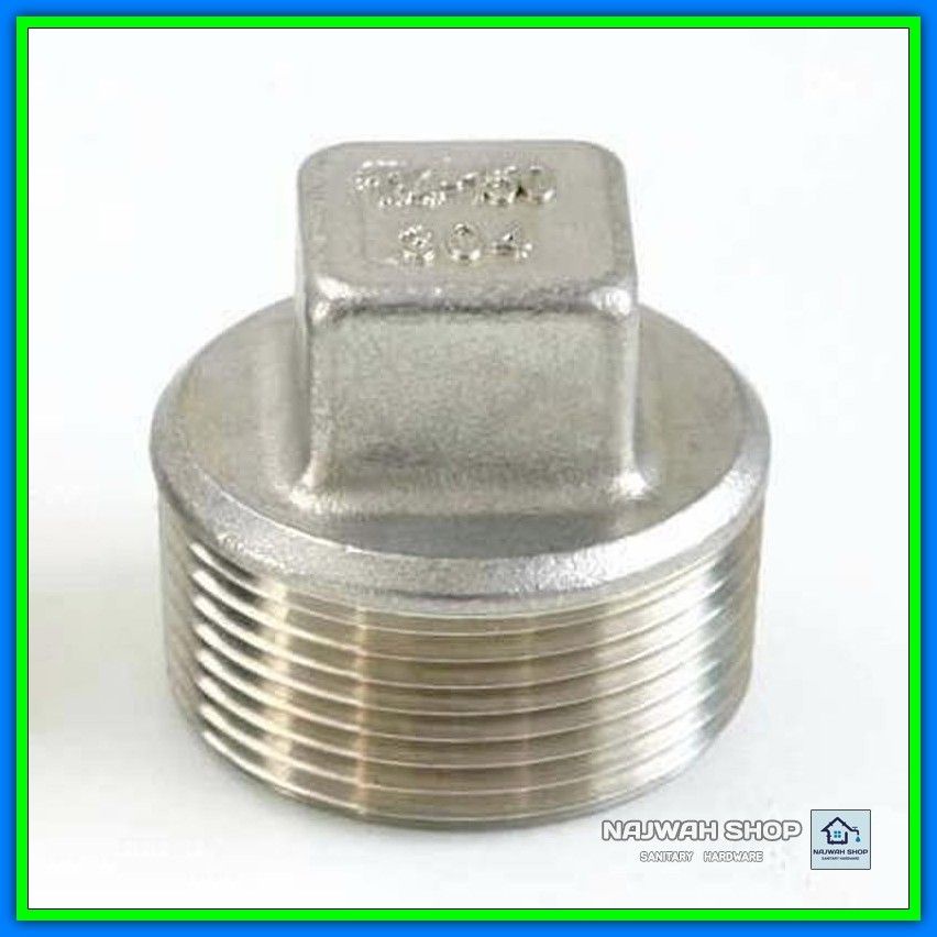 Jual Fitting Dop Plug Drat Luar 1.5" inch Square Plug Class 150 ...