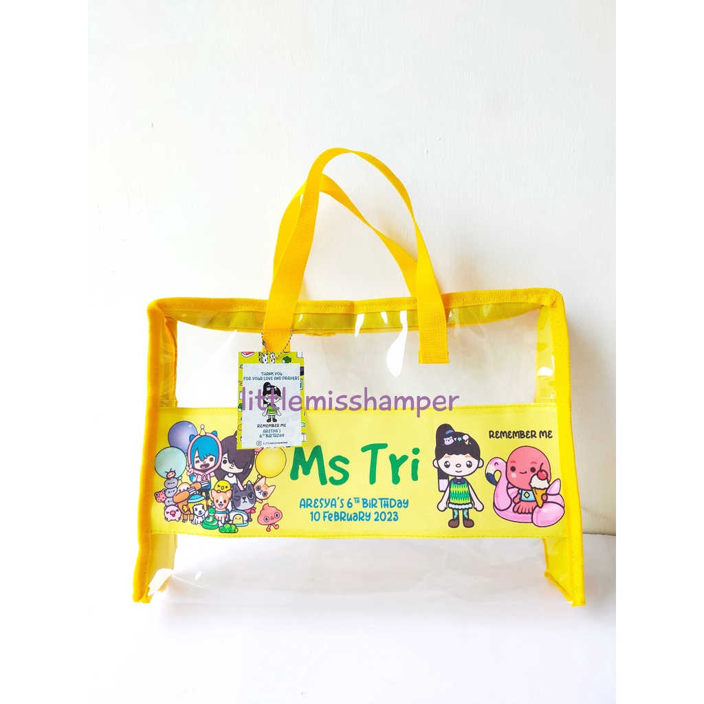 Jual Custom map school folder bag mika custom ulang tahun anak filing ...
