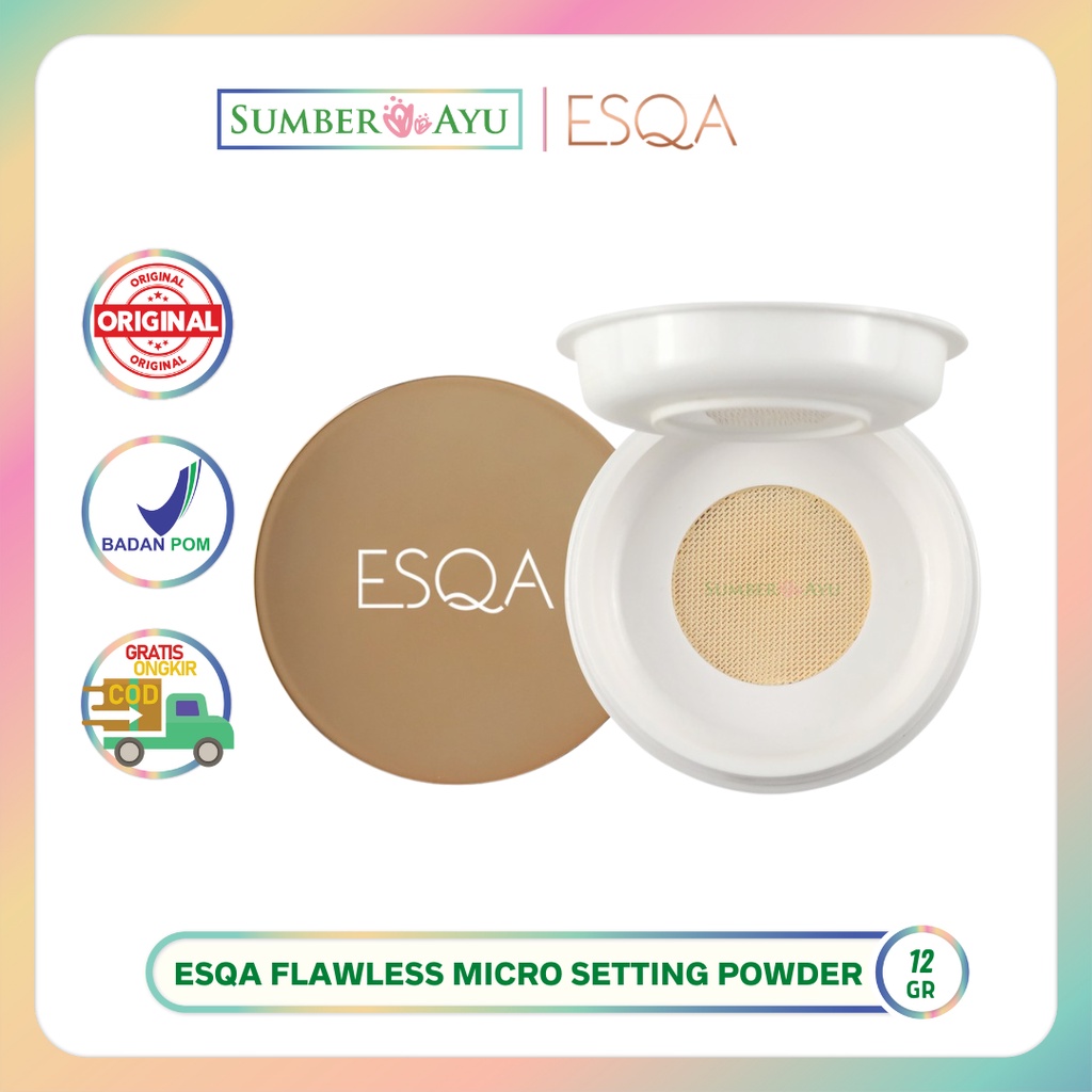Jual ESQA FLAWLESS MICRO SETTING POWDER | Shopee Indonesia