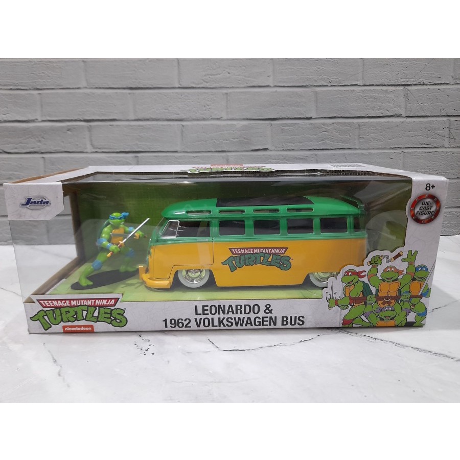Jual CH Teenage Mutant Ninja Turtles Leonardo & 1962 VW Bus Original ...