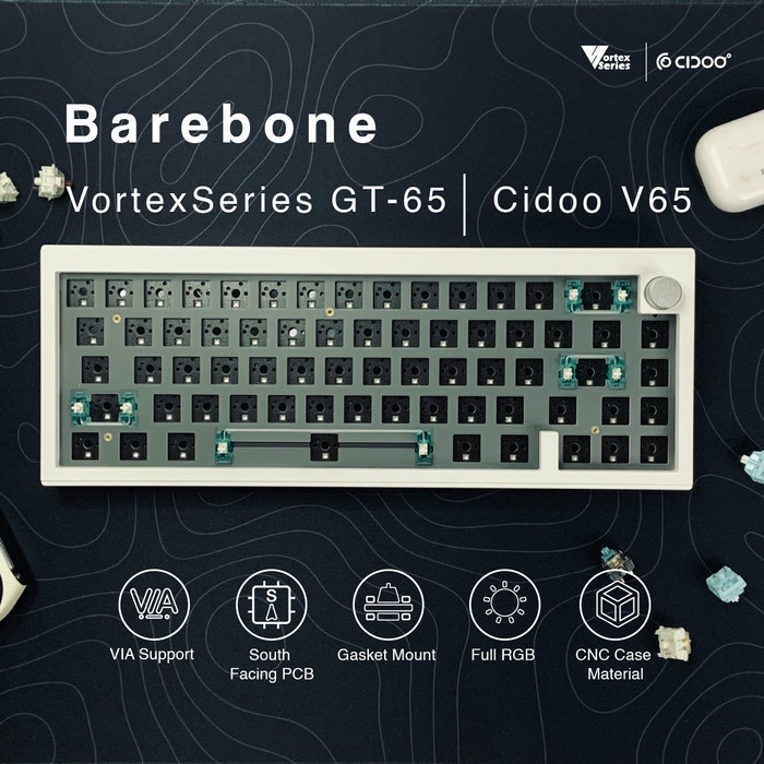 Jual Terlaris Vortexseries Gt-65 X Cidoo Aluminium Cnc Wireless ...