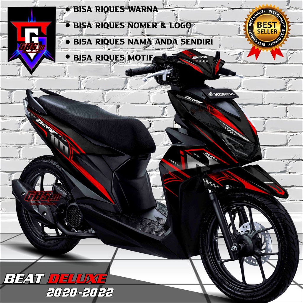 Jual Terbaru - Decal Beat Deluxe 2020 Stiker Decal Motor Sticker Honda ...