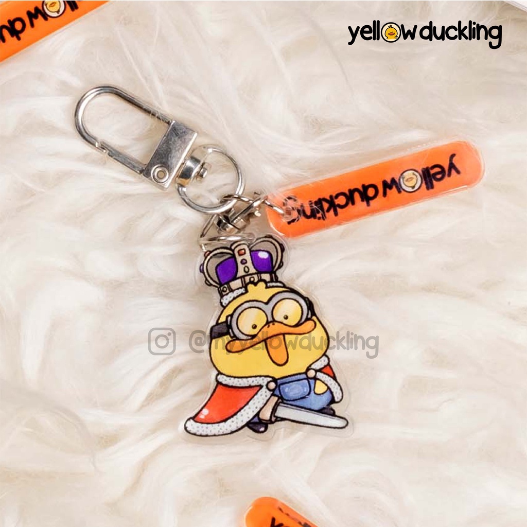 Jual KEYCHAIN - MINTIKON KING BOB - YELLOW DUCKLING MR ITIK - KAWAII ...