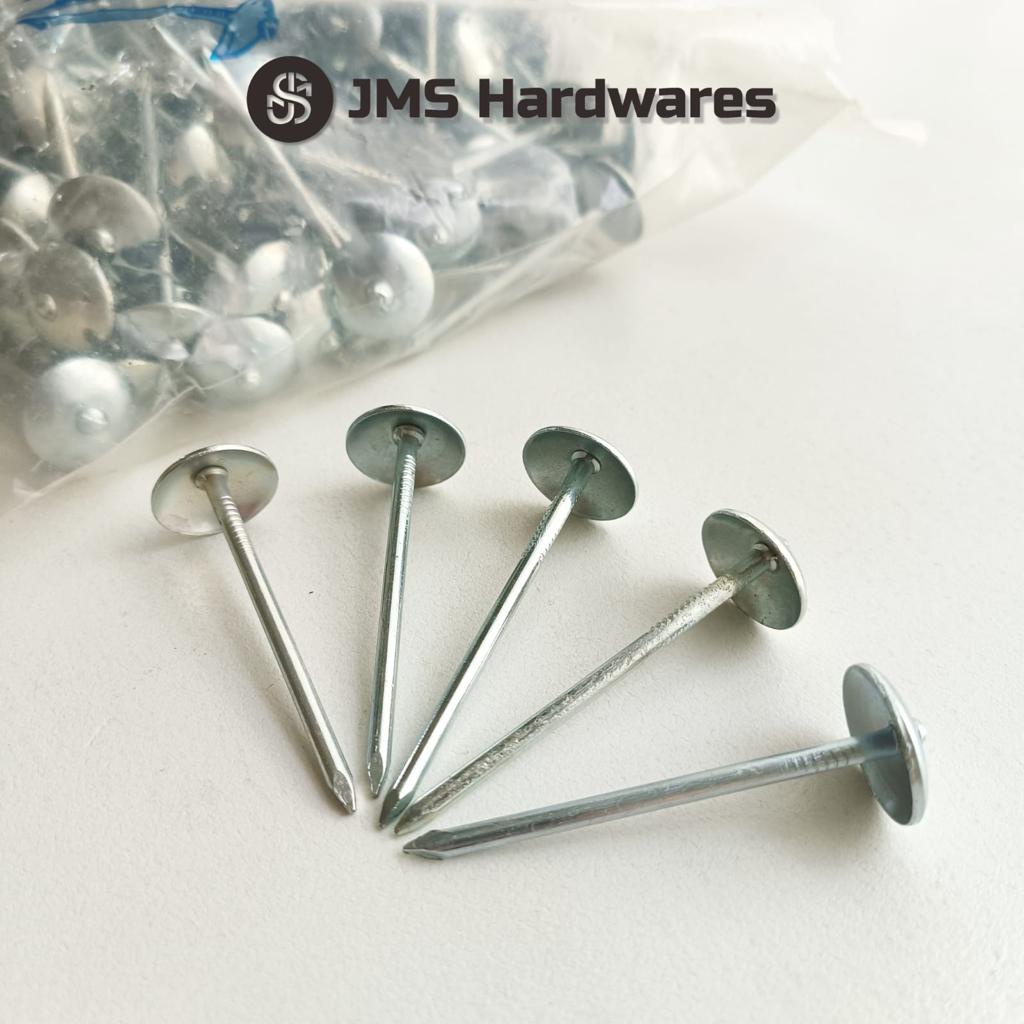 Jual Paku Seng Polos / Paku Payung Ulir / Paku Jamur / Paku Seng Asbes ...