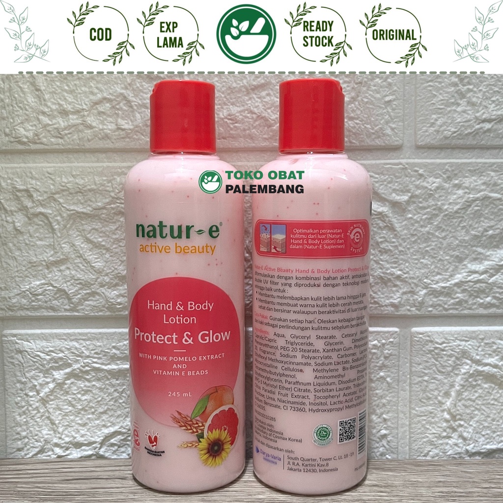Jual HAND BODY NATUR-E ACTIVE BEAUTY PROTECT GLOW 245ML HANDBODY LOTION ...