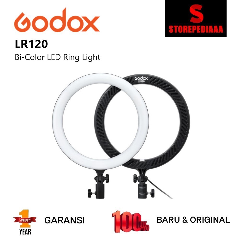 Jual Godox LR120 Bi-Color LED Ring Light LR-120 | Shopee Indonesia
