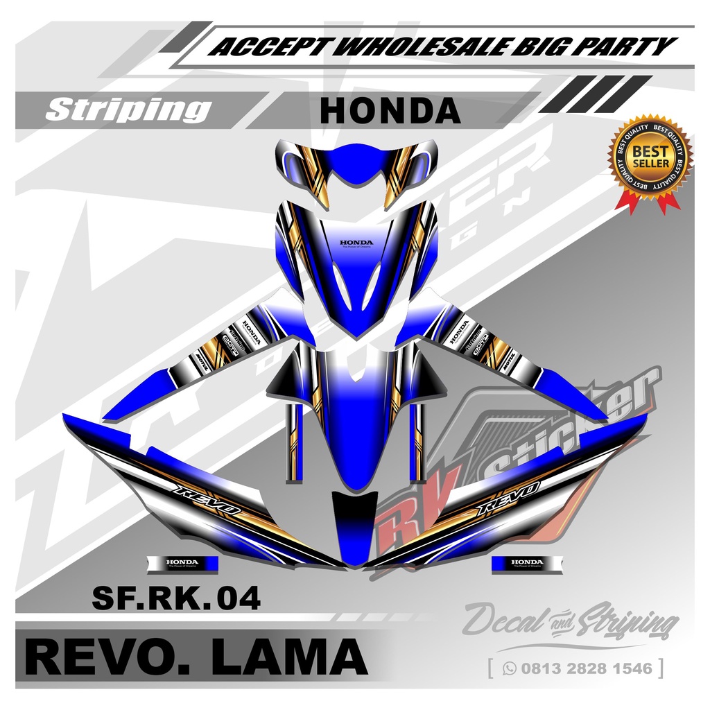 Jual Sticker Decal Revo Lama - Sticker Decal Full Body Motor Revo Lama ...