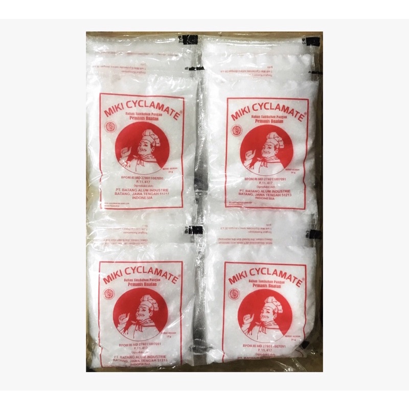 Jual Sari Manis Miki Cyclamate Pemanis Buatan 20g isi 20 pcs | Shopee ... Jual Sari Manis Miki Cyclamate Pemanis Buatan 20g isi 20 pcs | Shopee ...