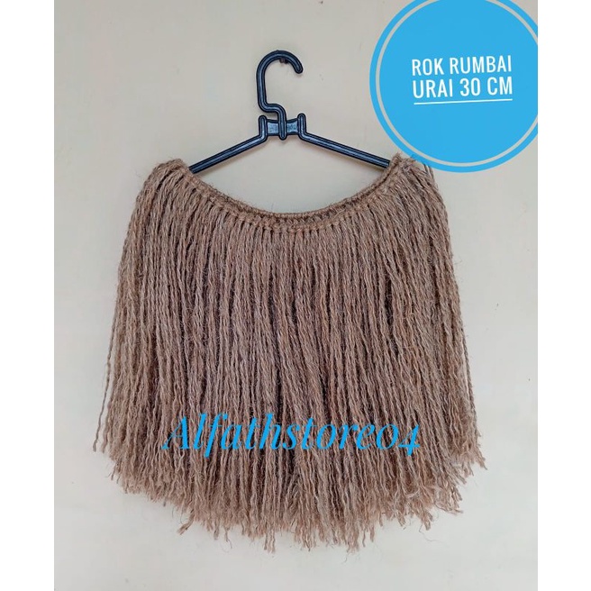 Jual rok rumbai goni urai kostum tari adat papua 30 cm | Shopee Indonesia