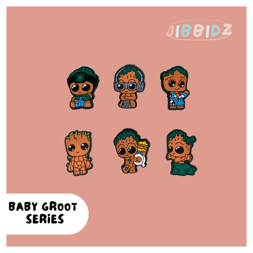 Jual JIBBITZ CROCS - BABY GROOT / Pin Hiasan Sandal Crocs / Aksesoris ...