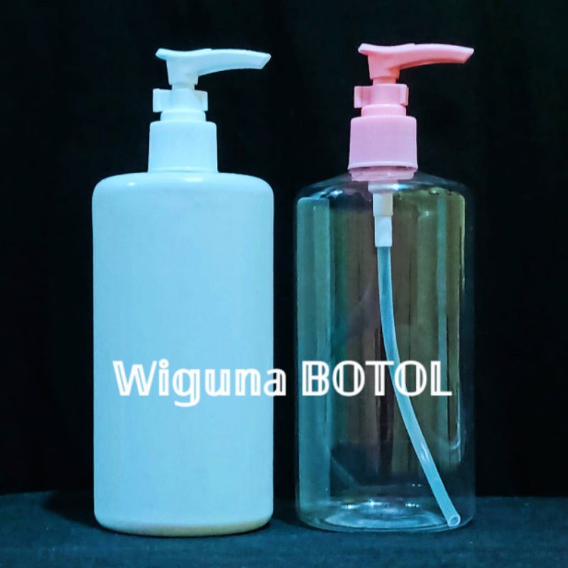 Jual Botol Pump Clip 500ml / Botol PET 500ml Clear Tutup Pump Clip Lock ...