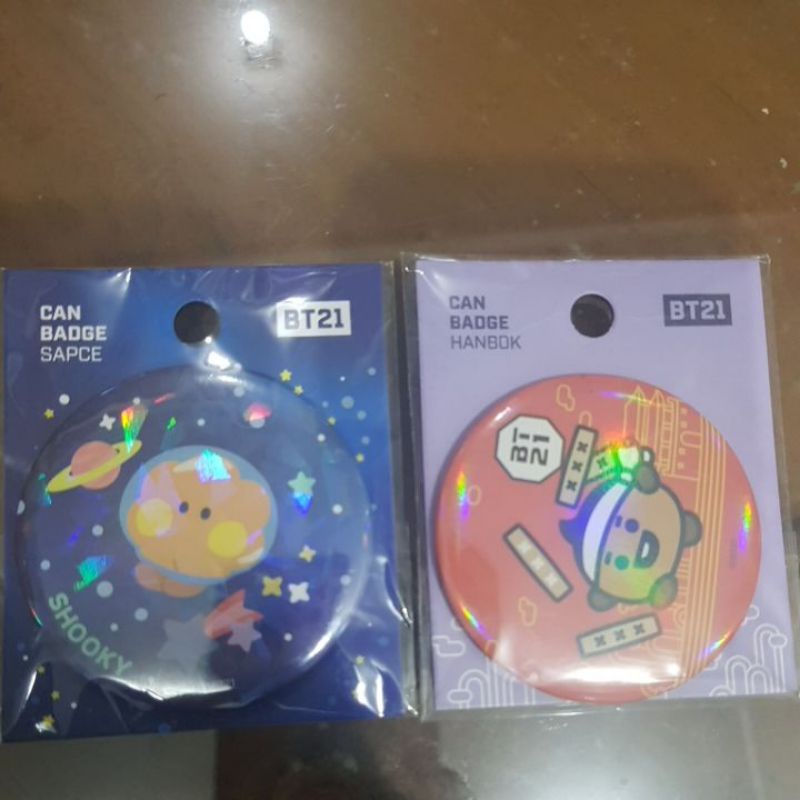 Jual BT21 Can Badge Space and Hanbok Shooky Suga Yoongi BTS MERCH | Shopee Indonesia