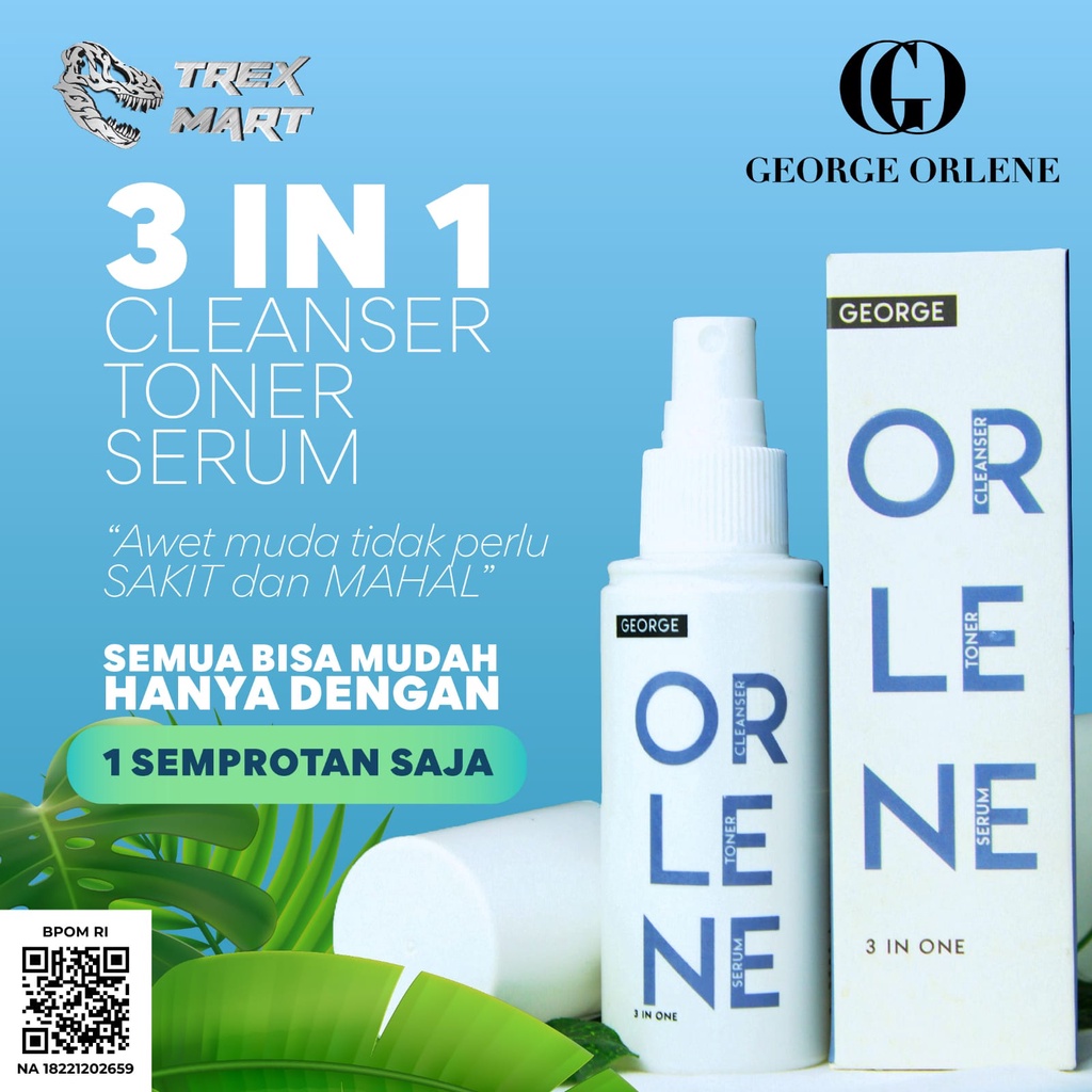Jual GEORGE ORLENE 3 IN 1 ( CLEANSER, TONER, SERUM ) | Shopee Indonesia