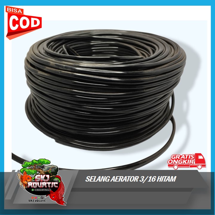Jual SELANG AERATOR HITAM PER METER Selang 5 mm Irigasi Tetes ...