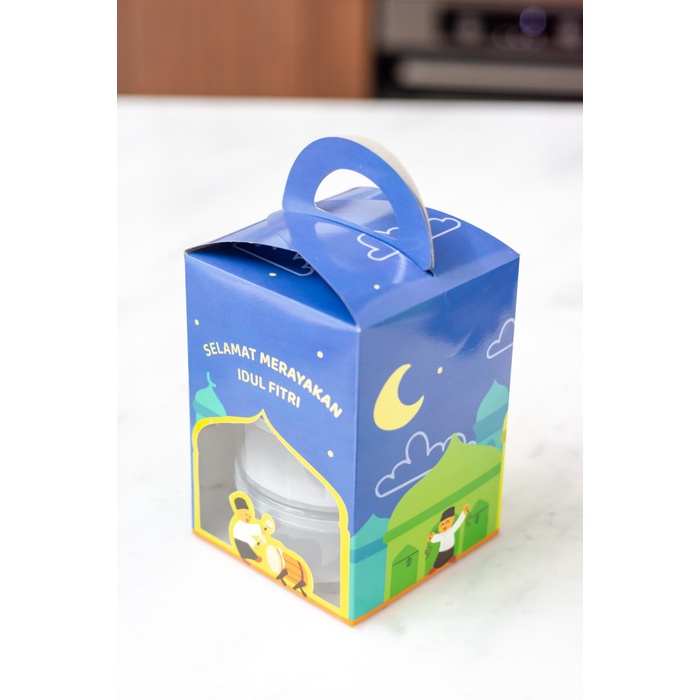 Jual Kardus Lebaran Handle Box 15x15x21 Toples 500g Isi 3 | Shopee ...