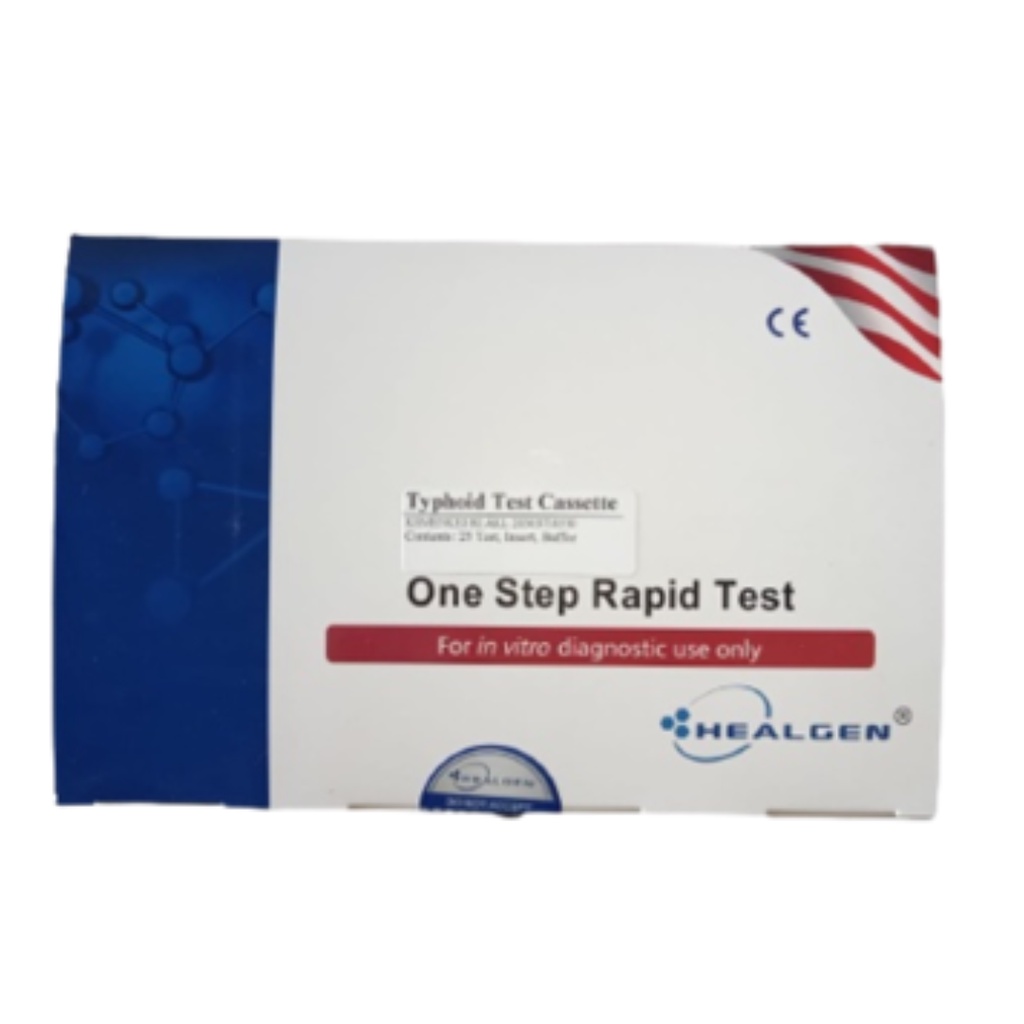 Jual Healgen Typhoid IgM IgG Rapid Test Cassette Alat Tes Widal ...