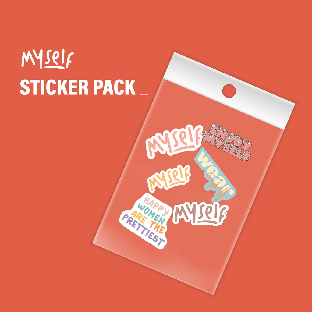 Jual Myself Sticker Pack | Shopee Indonesia