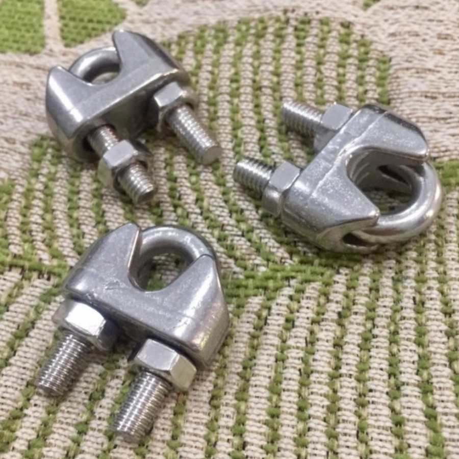Jual Kuku Macan Full Stainless Steel 304 M10 10mm 3/8" inch Klem Sling ...