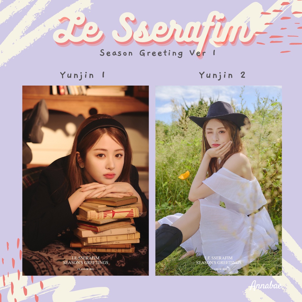 Jual Poster Lesserafim Season Greeting Ver 1 | Shopee Indonesia