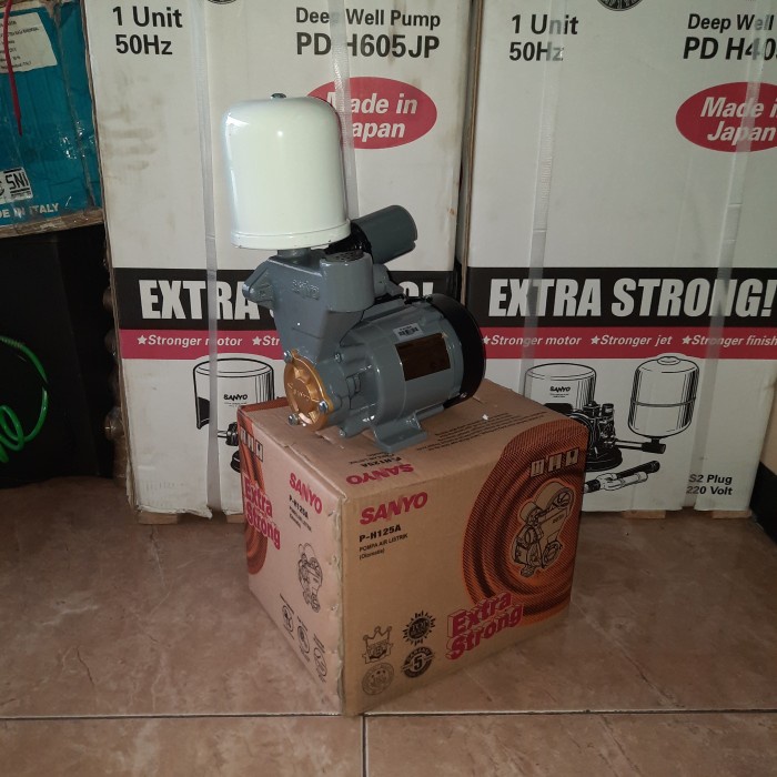Jual POMPA AIR SANYO PH 125 A 125 WATT POMPA OTOMATIS | Shopee Indonesia