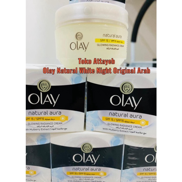 Jual Jual Olay Natural White Night 24 Cream Olay Original Arab Olay ...