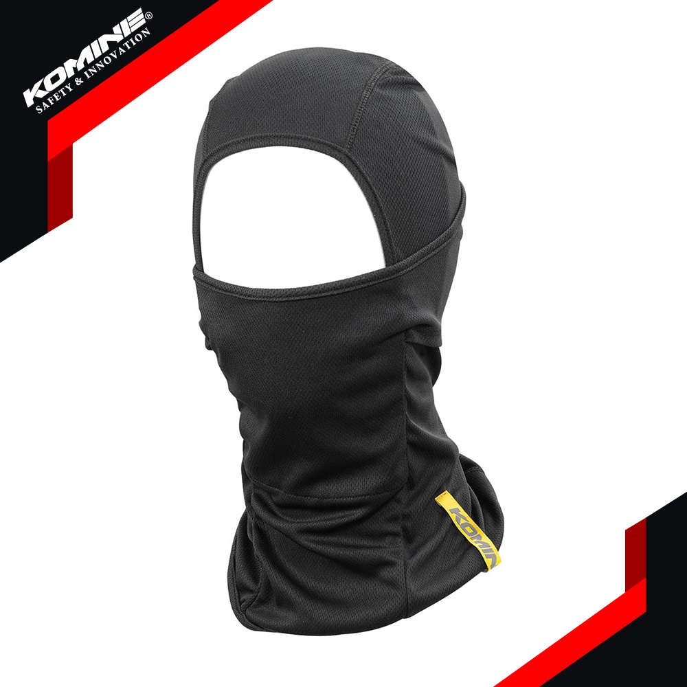 Jual Balaclava Komine AK-351 CMAX Summer Black Masker Motor Full Face ...