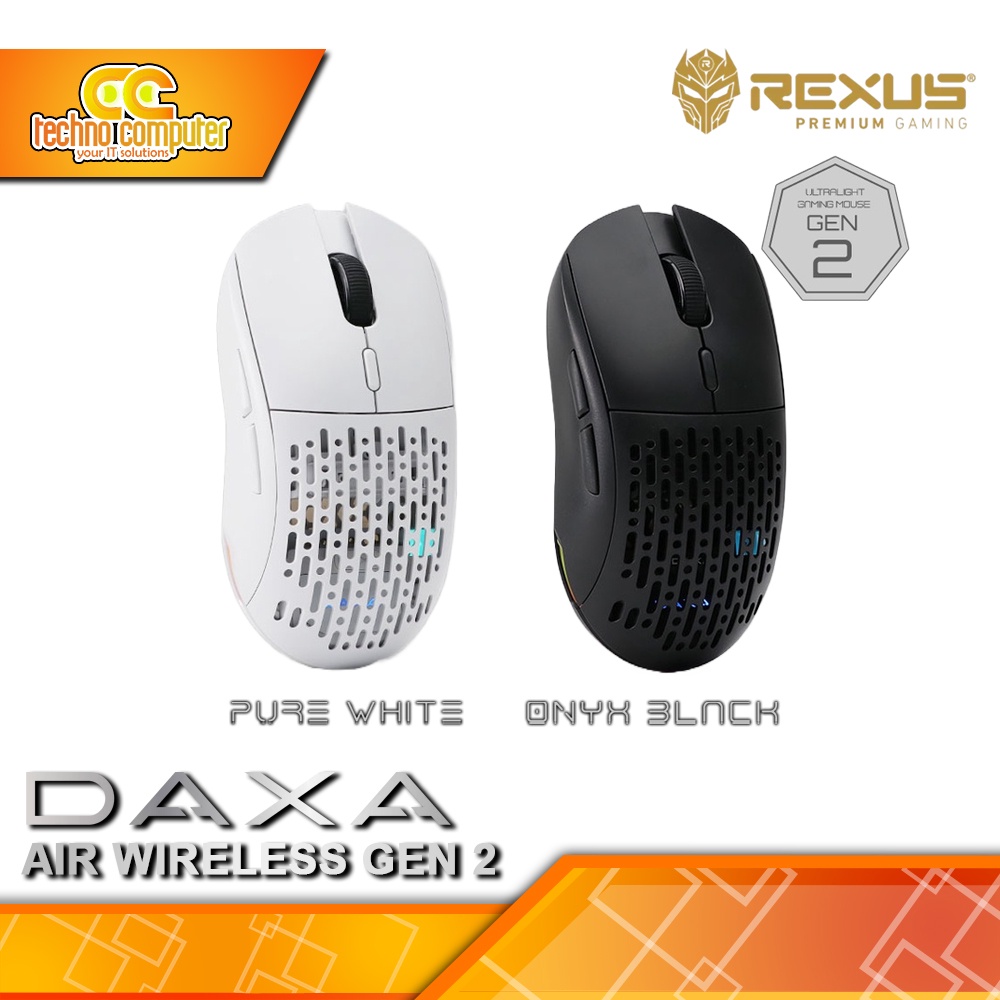 Jual REXUS DAXA Air IV Wireless Gen 2 - Gaming Mouse Wireless | Shopee ...