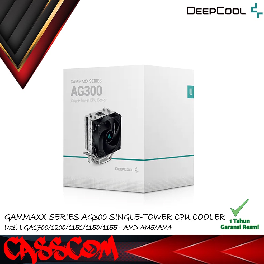 Jual Fan Deepcool AG300 Compact Single Tower CPU Cooler | Shopee Indonesia