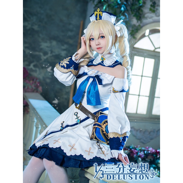 Jual 1/3 Delusion - Barbara costume - Genshin Impact Barbara cosplay ...