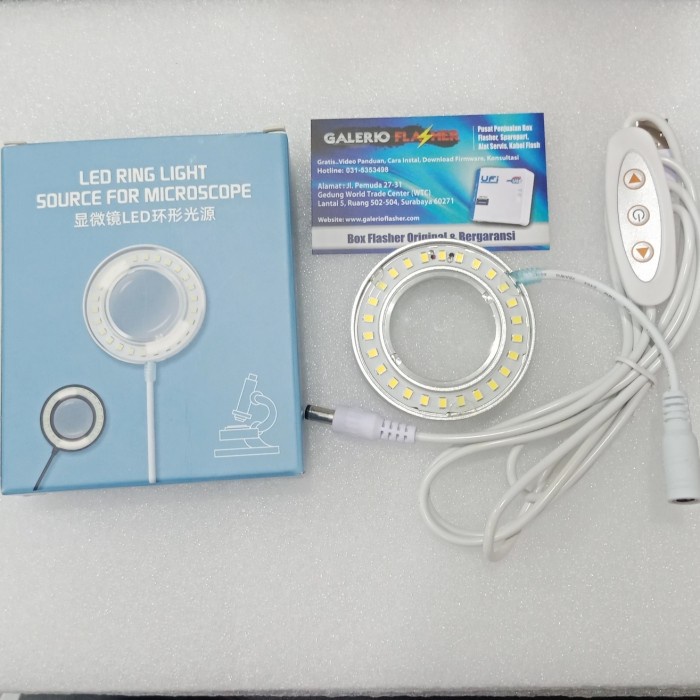 Jual LAMPU MICROSCOPE SUPER LIGHT/LED RING LIGHT SOURCE FOR MICROSCOPE ...
