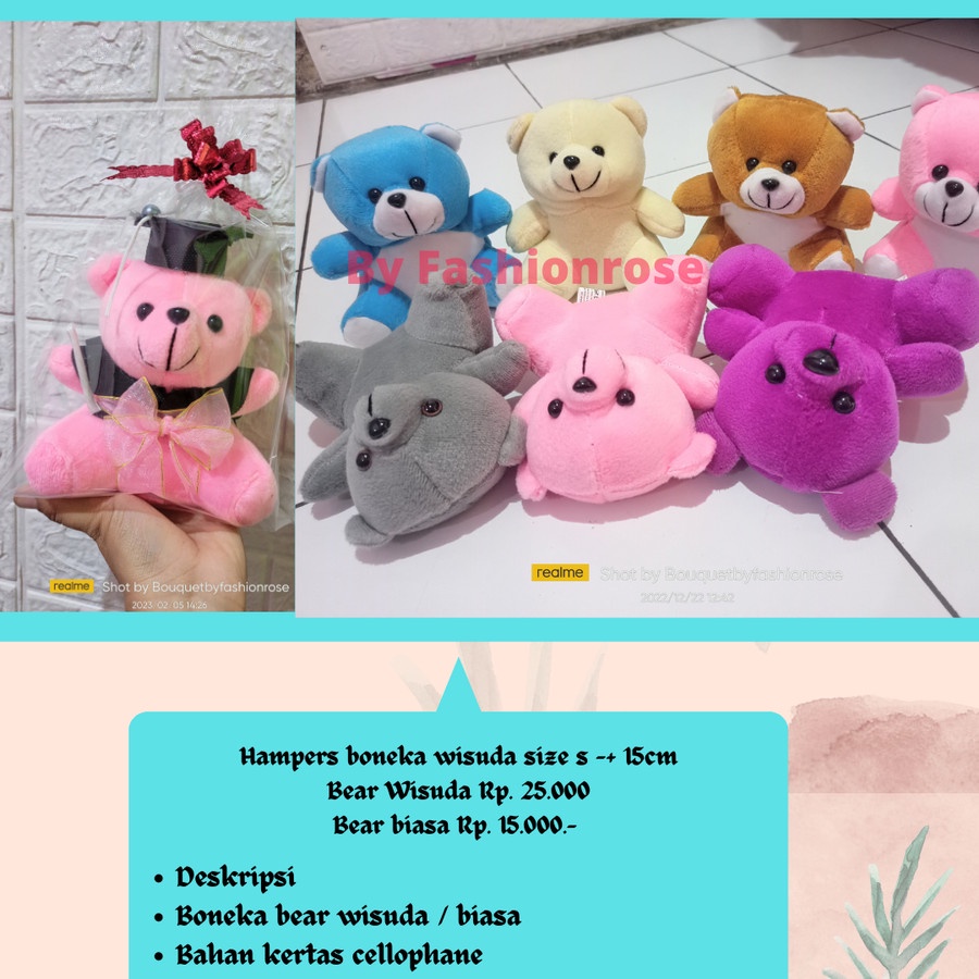 Jual BONEKA BEAR BIASA BONEKA BEAR WISUDA KADO ULTAH ANAK KELULUSAN ...