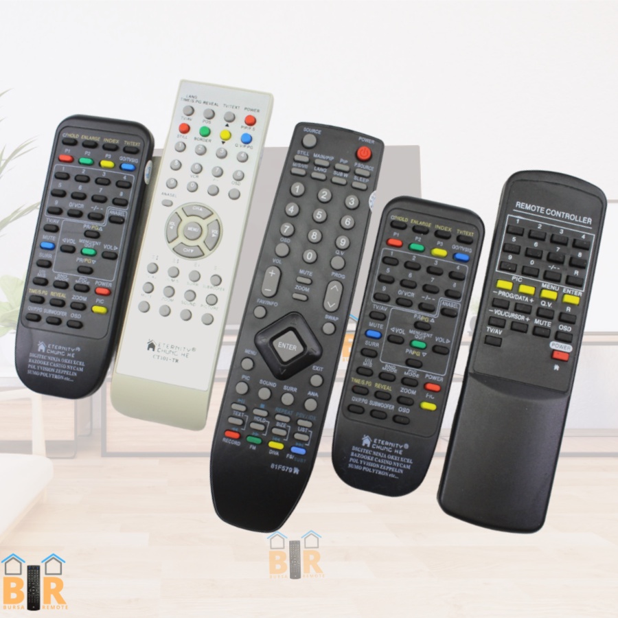 Jual Remot Remote POLYTRON Multi TV Tabung Slim Flat Minimax Digitec ...