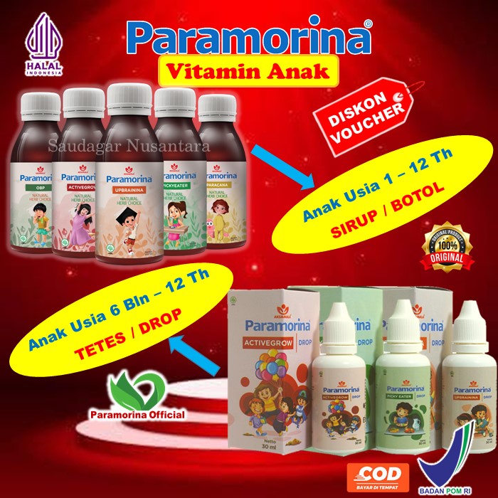 Jual Paramorina Madu Vitamin Anak Terlambat Bicara Dan Jalan Penambah ...