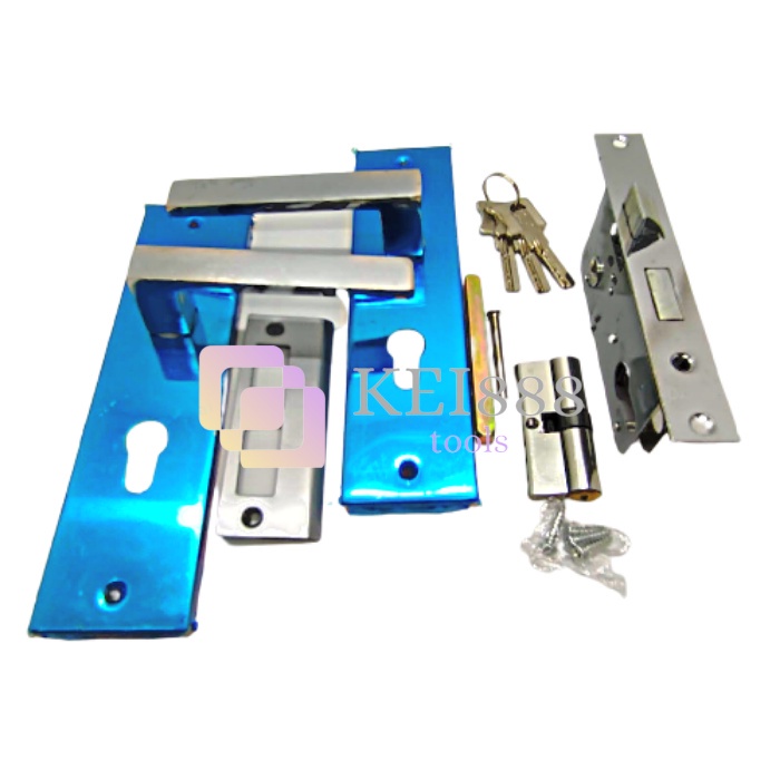 Jual Handle Kunci Pintu Rumah sedang / Kunci Pintu tanggung BRUNO Set ...