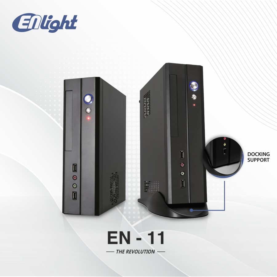 Jual Casing PC Mini ITX Enlight EN-11 Include PSU Enlight Flex 150W ...