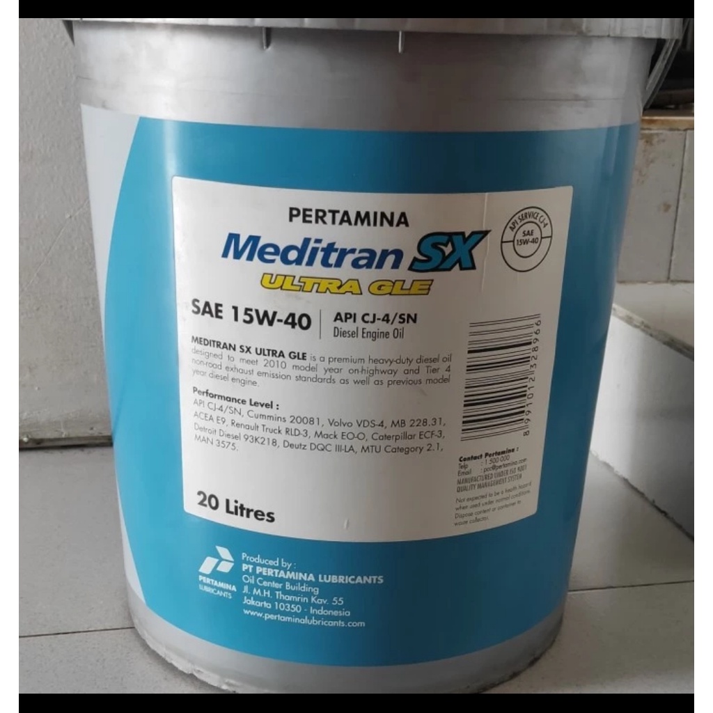 Jual Meditran SX MSX Ultra GLE API CJ-4/SN 15w40 Repack - Kemasan 1 ...