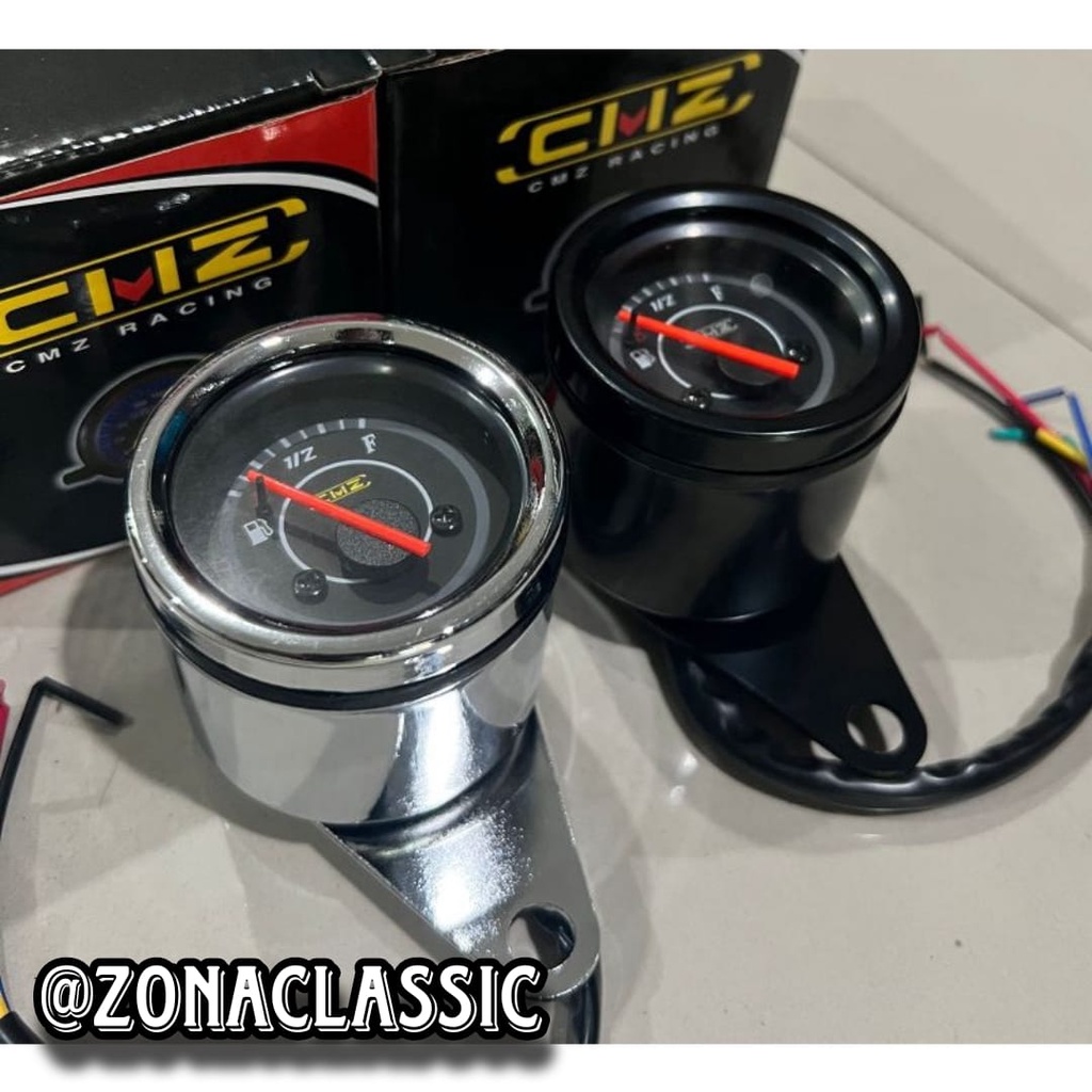 Jual Ampere Bensin Jarum Fuel Meter Indikator Polos Amper Ukur Bahan ...