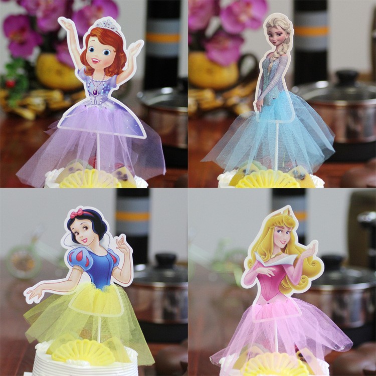 Jual TOPPER CAKE DESAIN KARTUN DISNEY ,SOVIA,PRINCESS,HIASAN KUE ULTAH ...