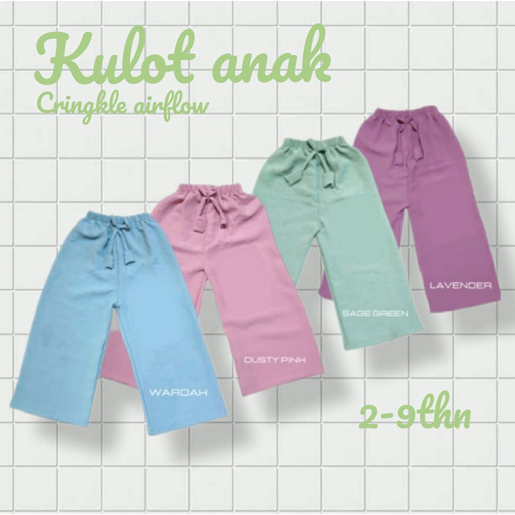 Jual Celana Kulot Anak Kringkle Usia 2 - 9 Tahun/Celana Anak Perempuan ... Jual Celana Kulot Anak Kringkle Usia 2 - 9 Tahun/Celana Anak Perempuan ...