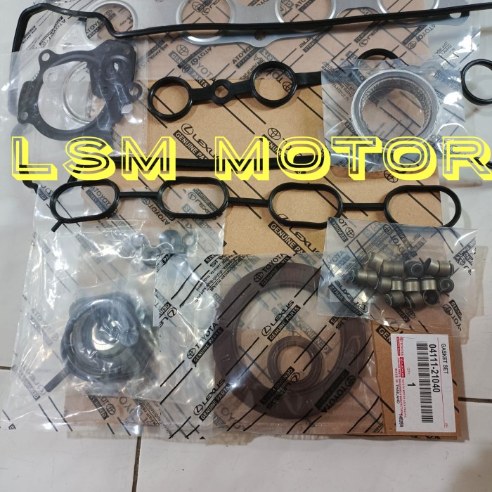 Jual paking cylinder head set packing gasket full set Vios old 1nz 2nz ...