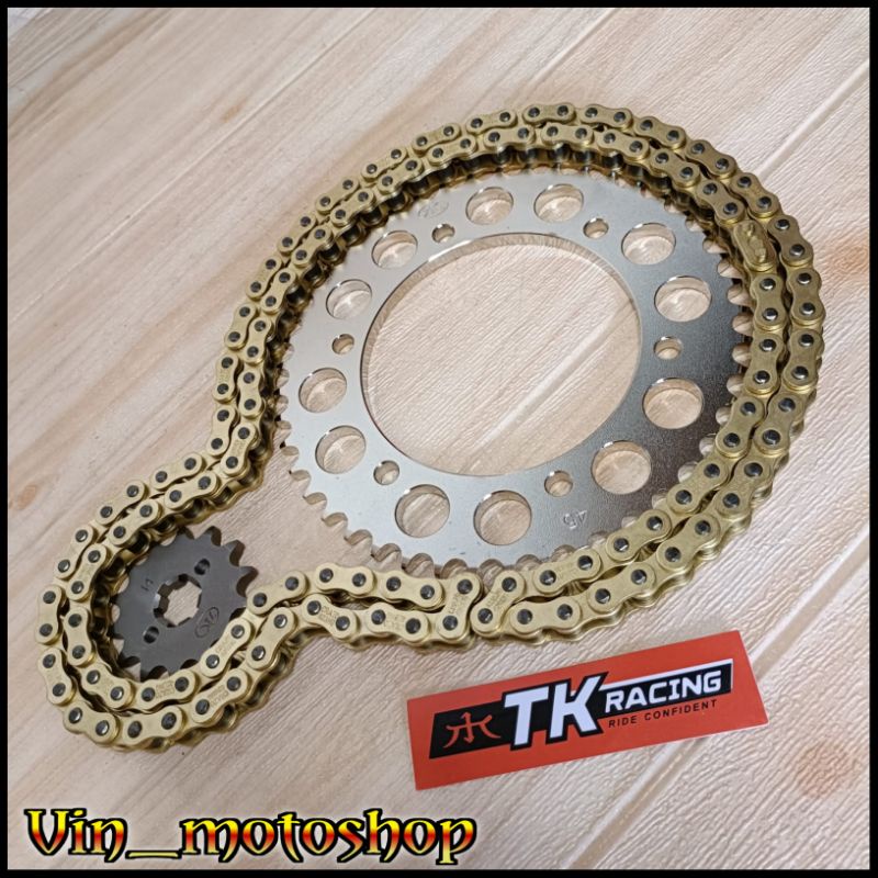 Jual gir gear set 428 R15 v3 Vixion R VVA XSR155 TK racing / sss rantai ...