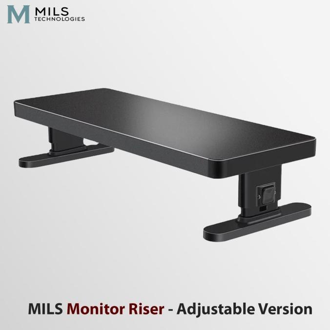 Jual MILS Adjustable Monitor Riser Stand Table / Desk Setup / Meja ...