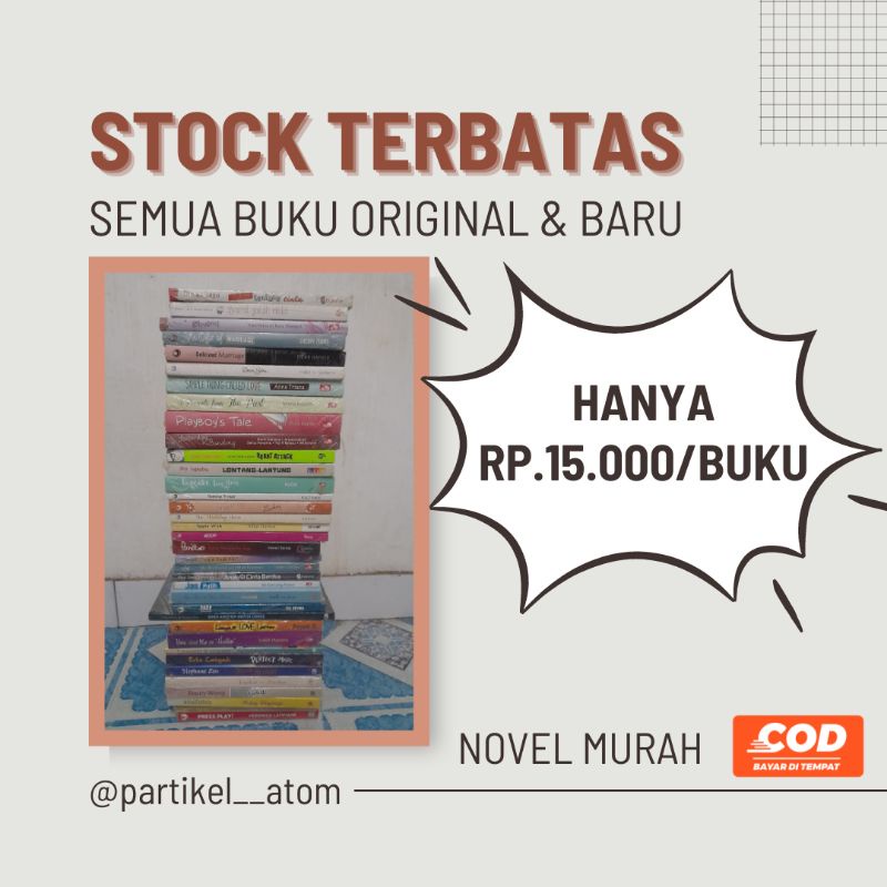 Jual OBRAL NOVEL MURAH | Shopee Indonesia