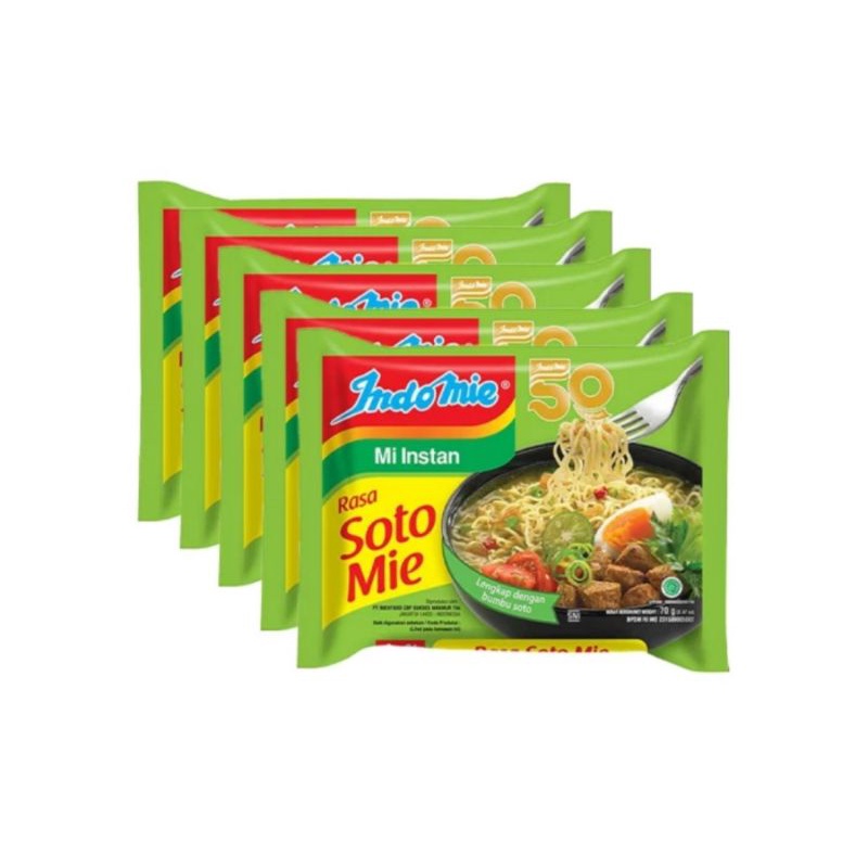 Jual Indomie Rasa Soto 70gram (Paket Isi 5 Pcs) | Shopee Indonesia