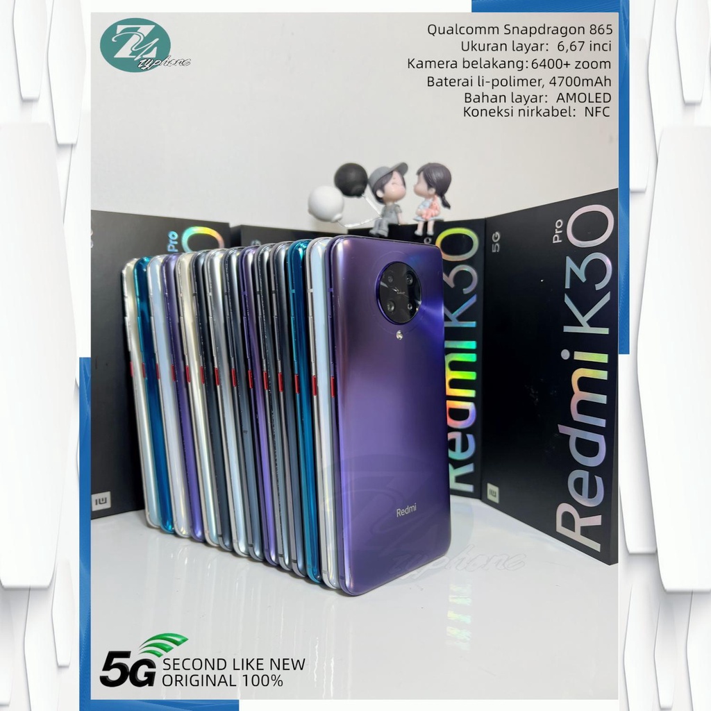 Jual Redmi K30 Pro Zoom 5G/Poco F2 Pro 5G [ QualcommSnapdragon 865 ] 8+128/8+256GB Second Like ...